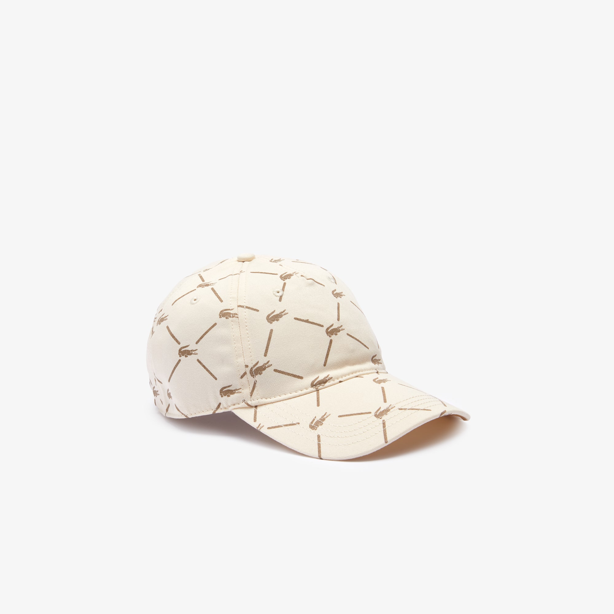 Lacoste Unisex LIVE Monogram Printed Cotton Cap - 194951906631
