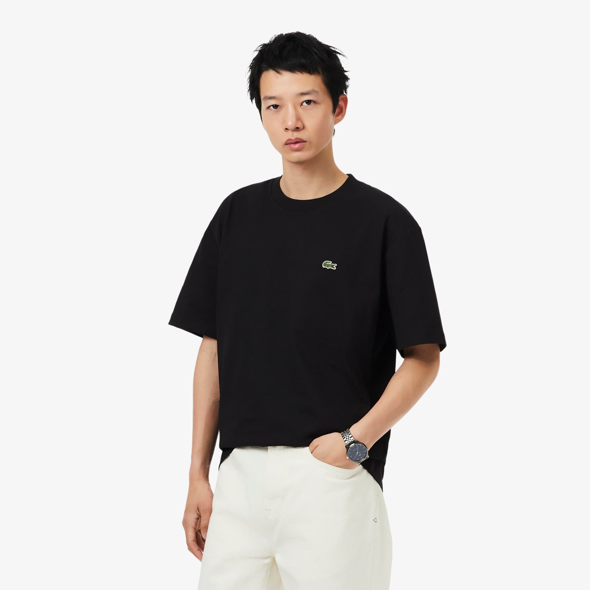 Heavy Cotton Jersey T-Shirt - All Men's Clothing - New In 2026 | Lacoste
