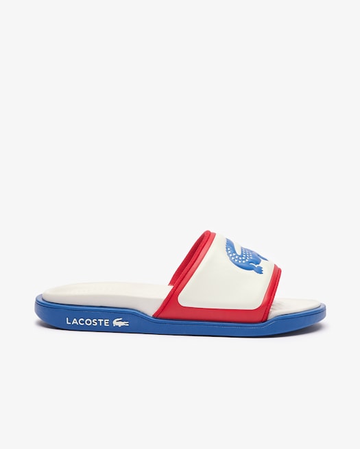 Women's Slides, Synthetic & Textile Slides | Lacoste