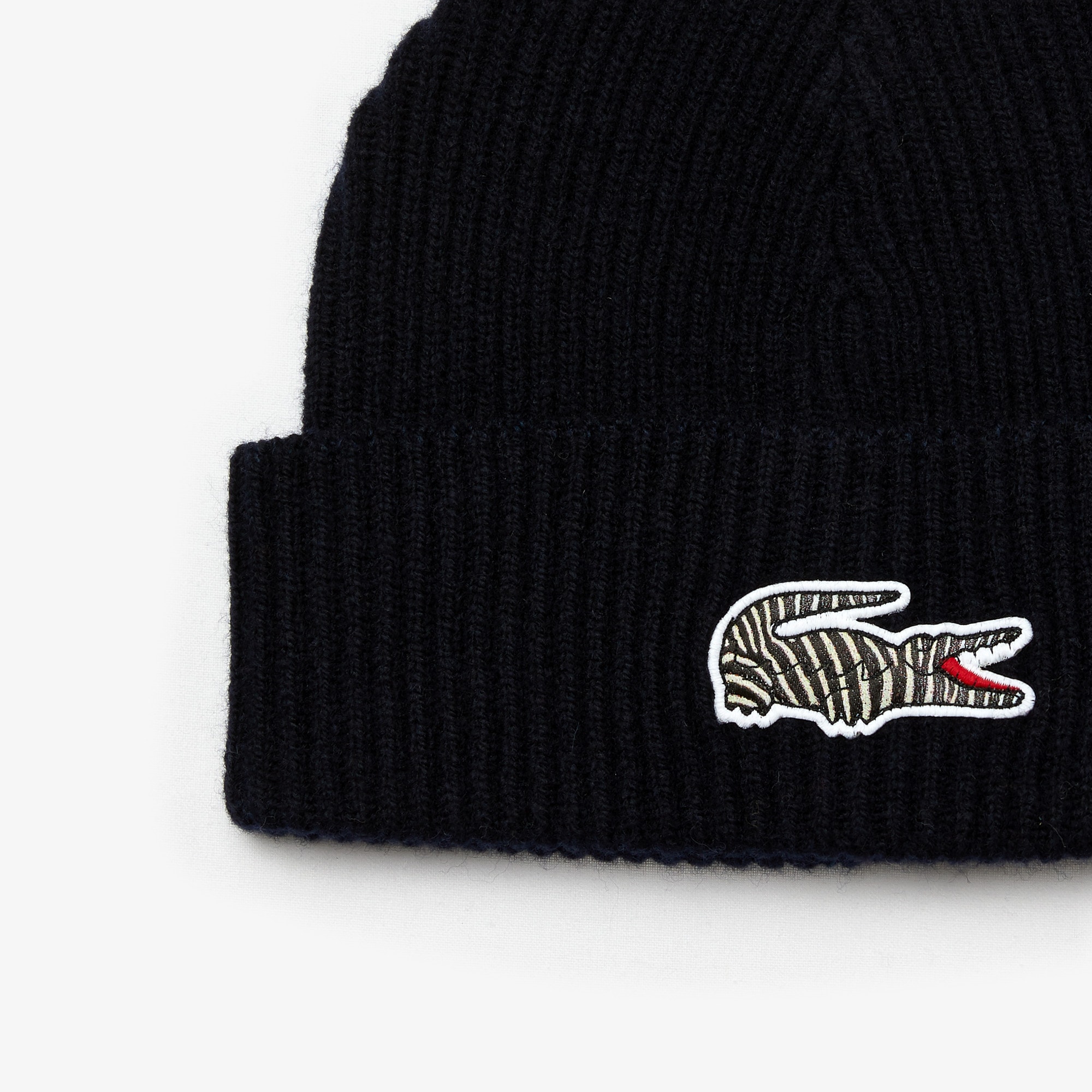 Men’s Lacoste x National Geographic Ribbed Wool Beanie - Men's Caps ...