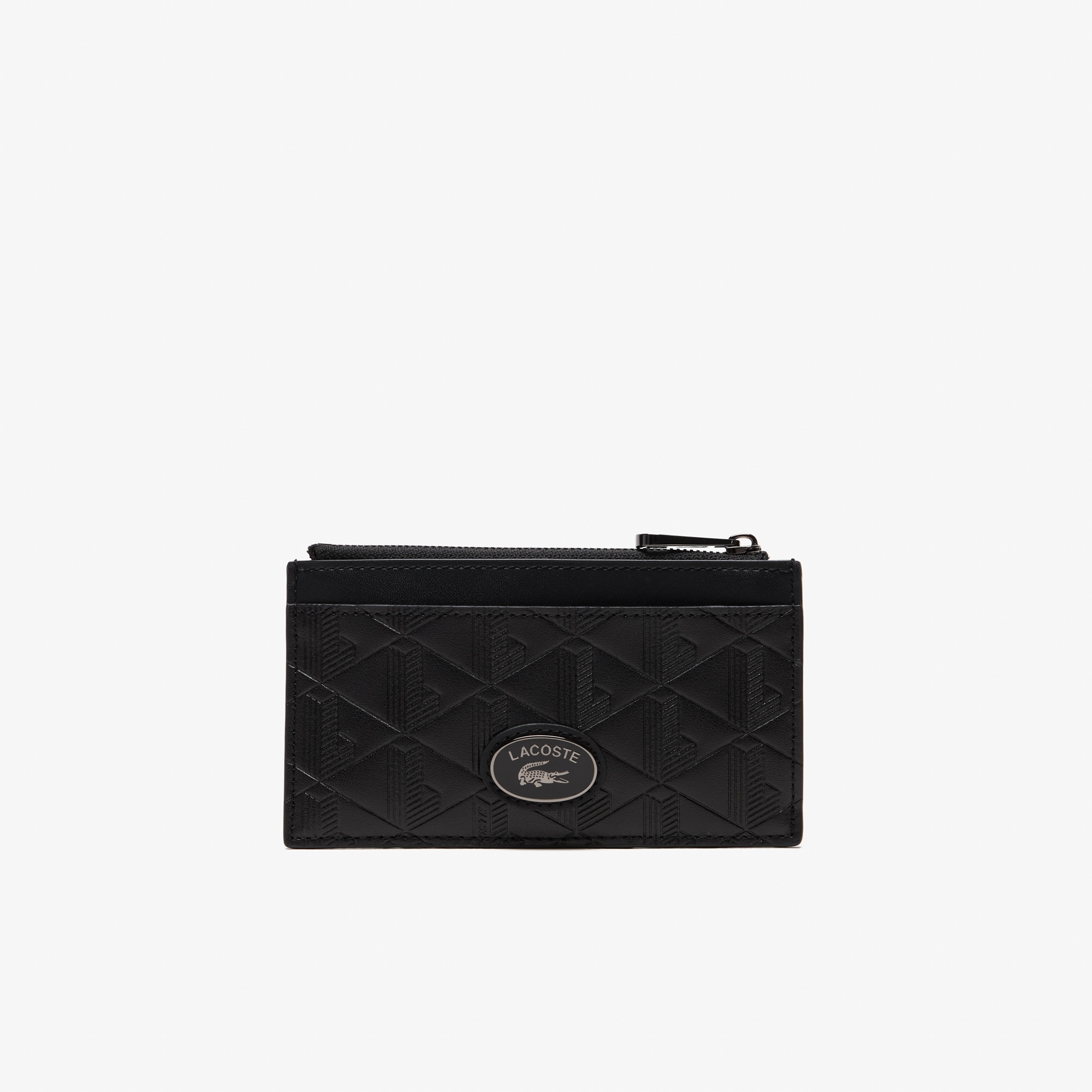 Monogram Leather Zip Card Holder - Wallets & Small Leather Goods - New ...