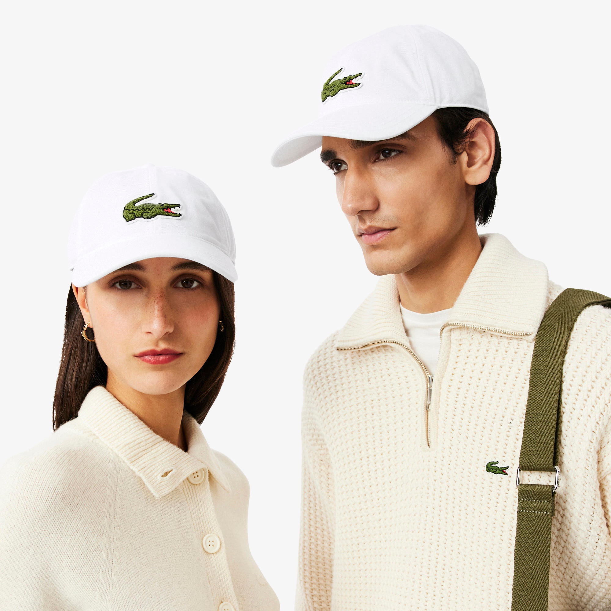 Unisex Crocodile Badge Cotton Twill Cap - Caps & Hats - New In 2026 ...