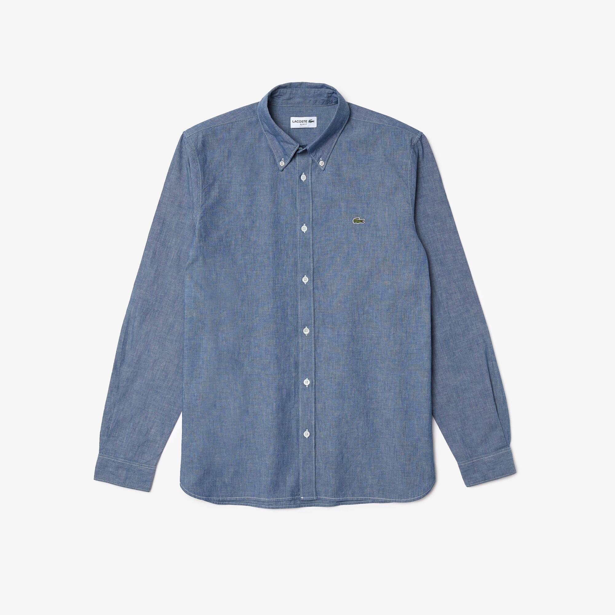 Men's Button Down Shirts Sale | LACOSTE