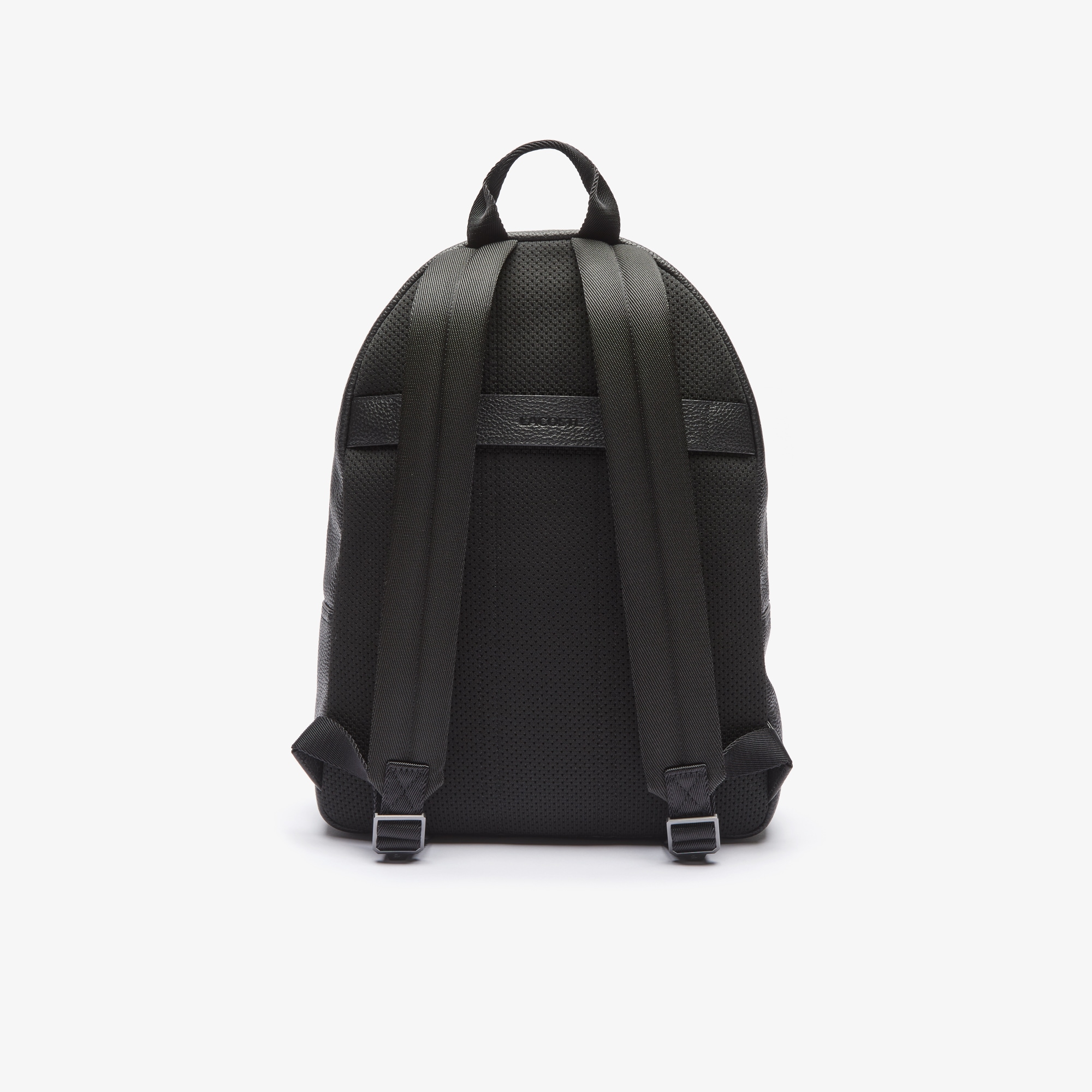 Soft Matte Full-Grain Leather Flat Backpack - Bags - New In 2026 | Lacoste