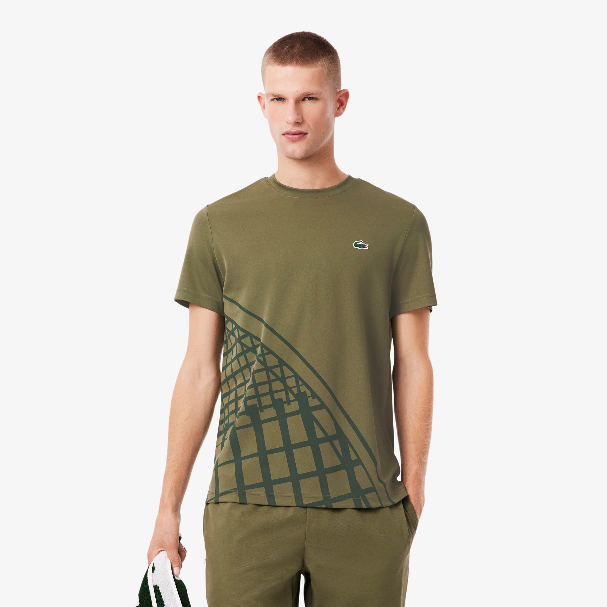 Playera de tenis ultra seca estampada - Playeras para Hombre ...