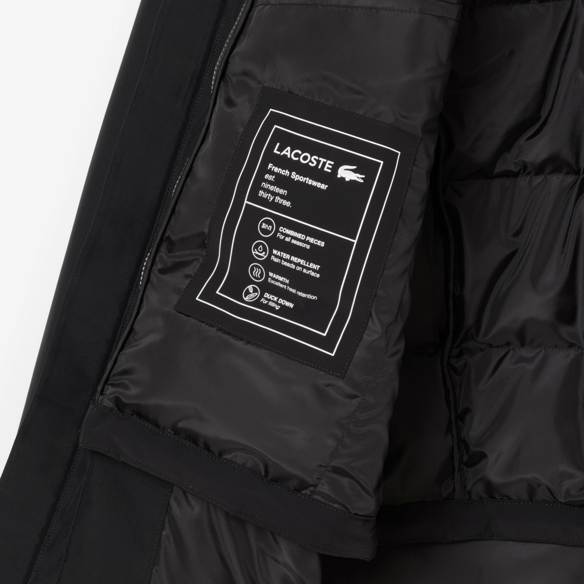Men's 3-in-1 Water-Repellent Padded Parka - Jackets & Coats - New In ...