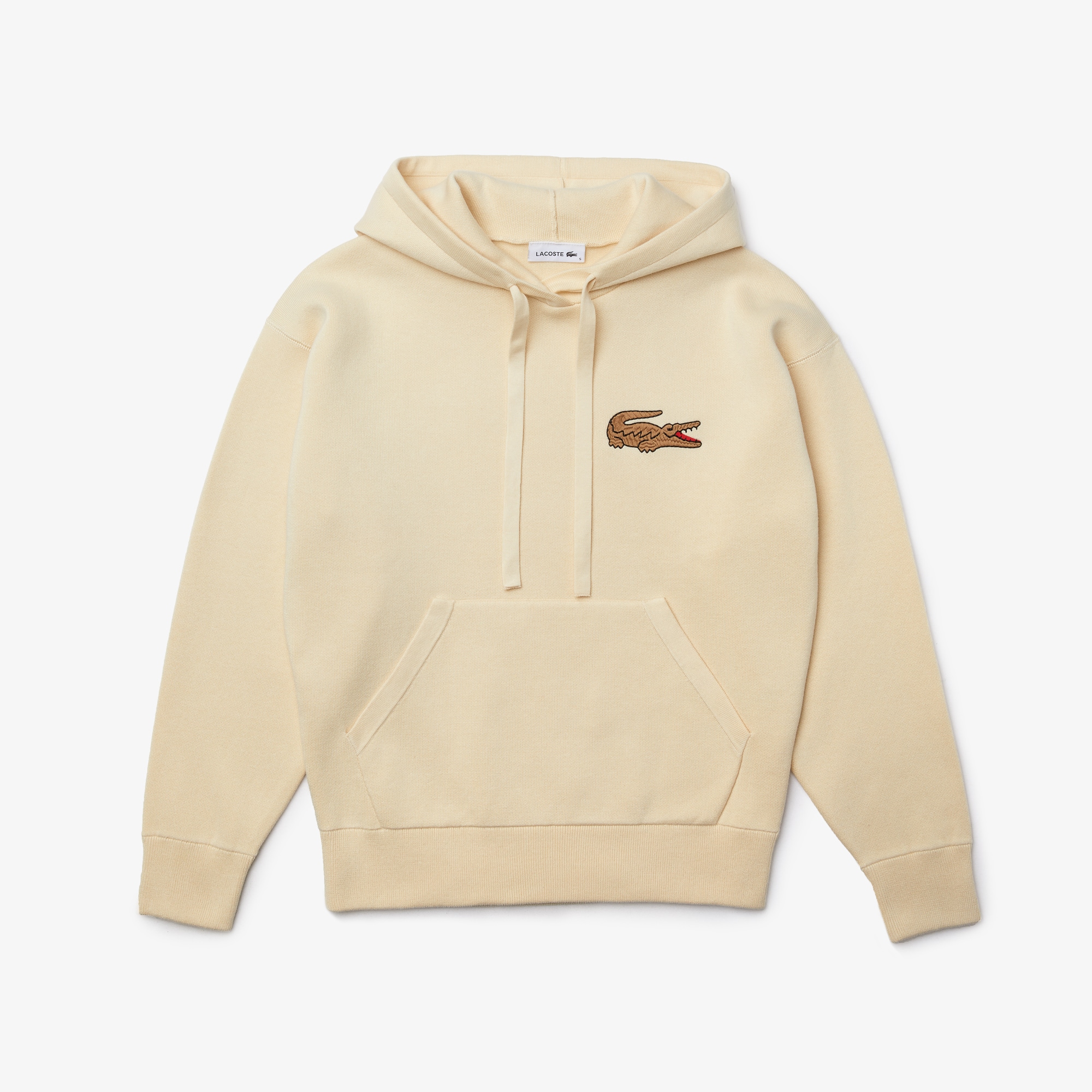 Women’s Relaxed Embroidered Croc Hooded Cotton Sweater - Sweaters ...