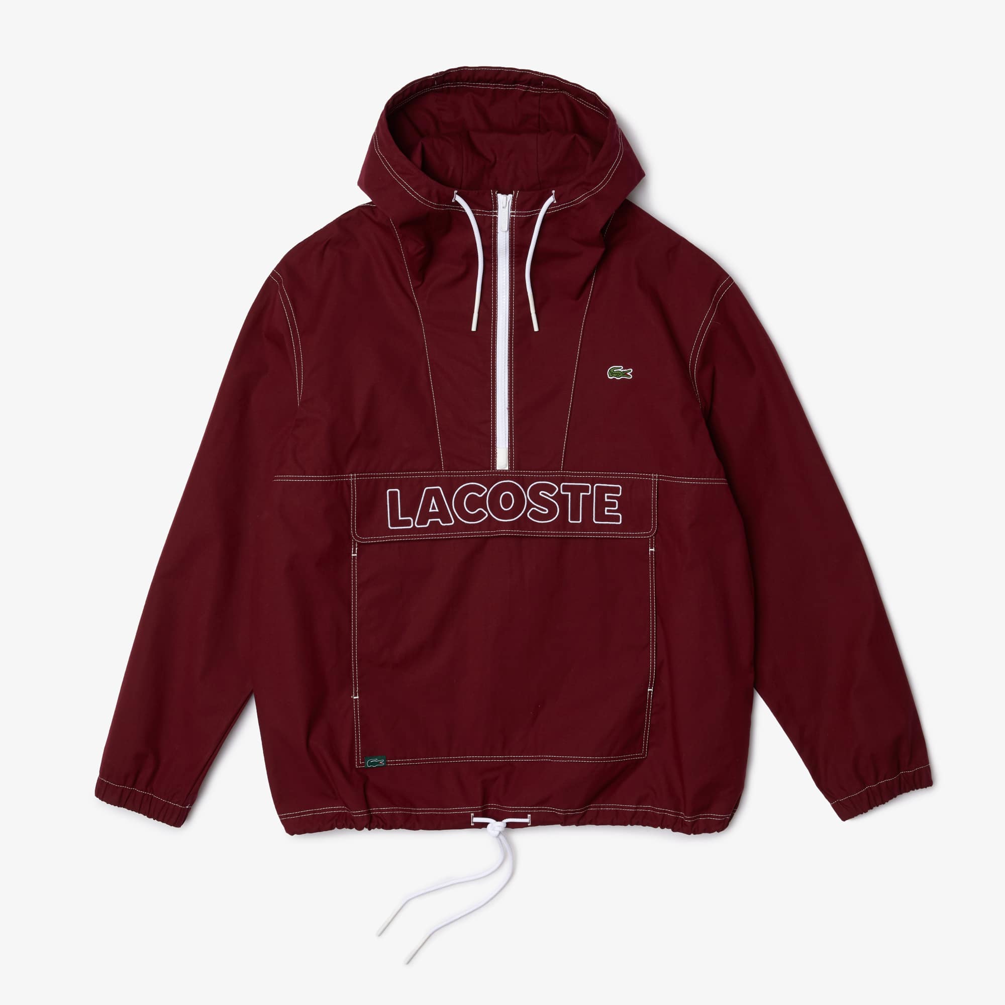 Men's Heritage Water-Resistant Canvas Hooded Pullover Overshirt ...