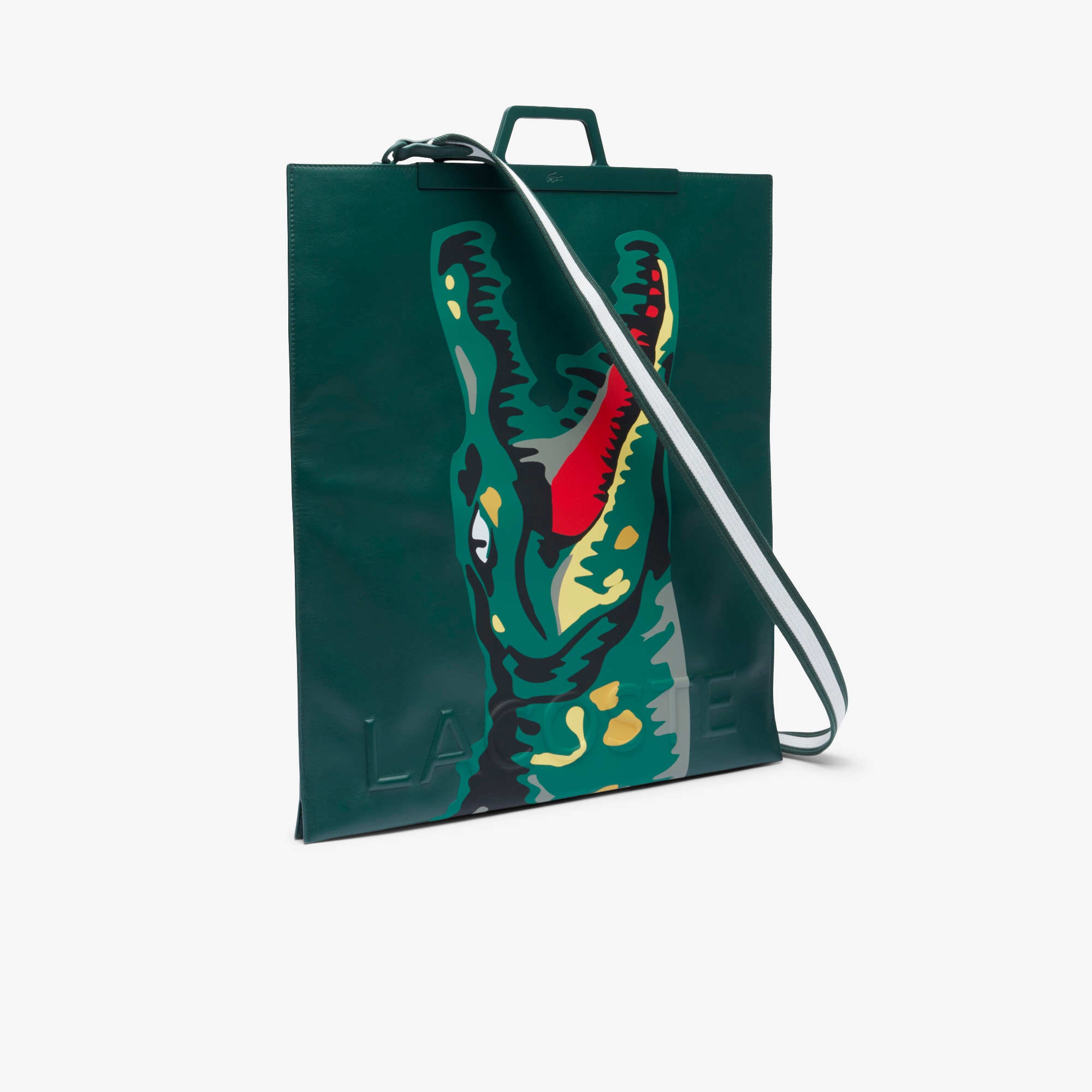 Runway Croc Print Tote - Bags & Small Leather Goods - New In 2026 | Lacoste