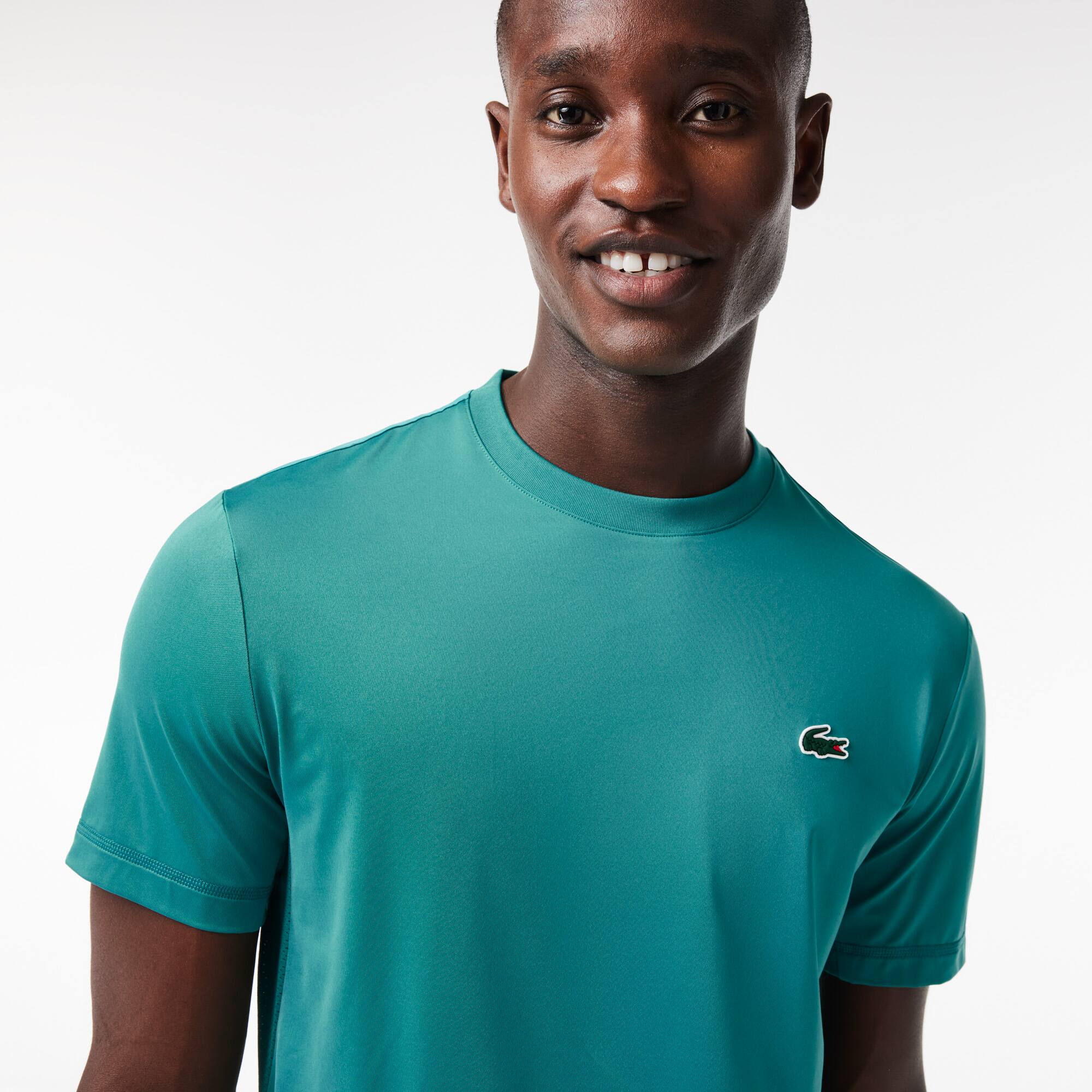 Men's lacoste slim fit t shirt store