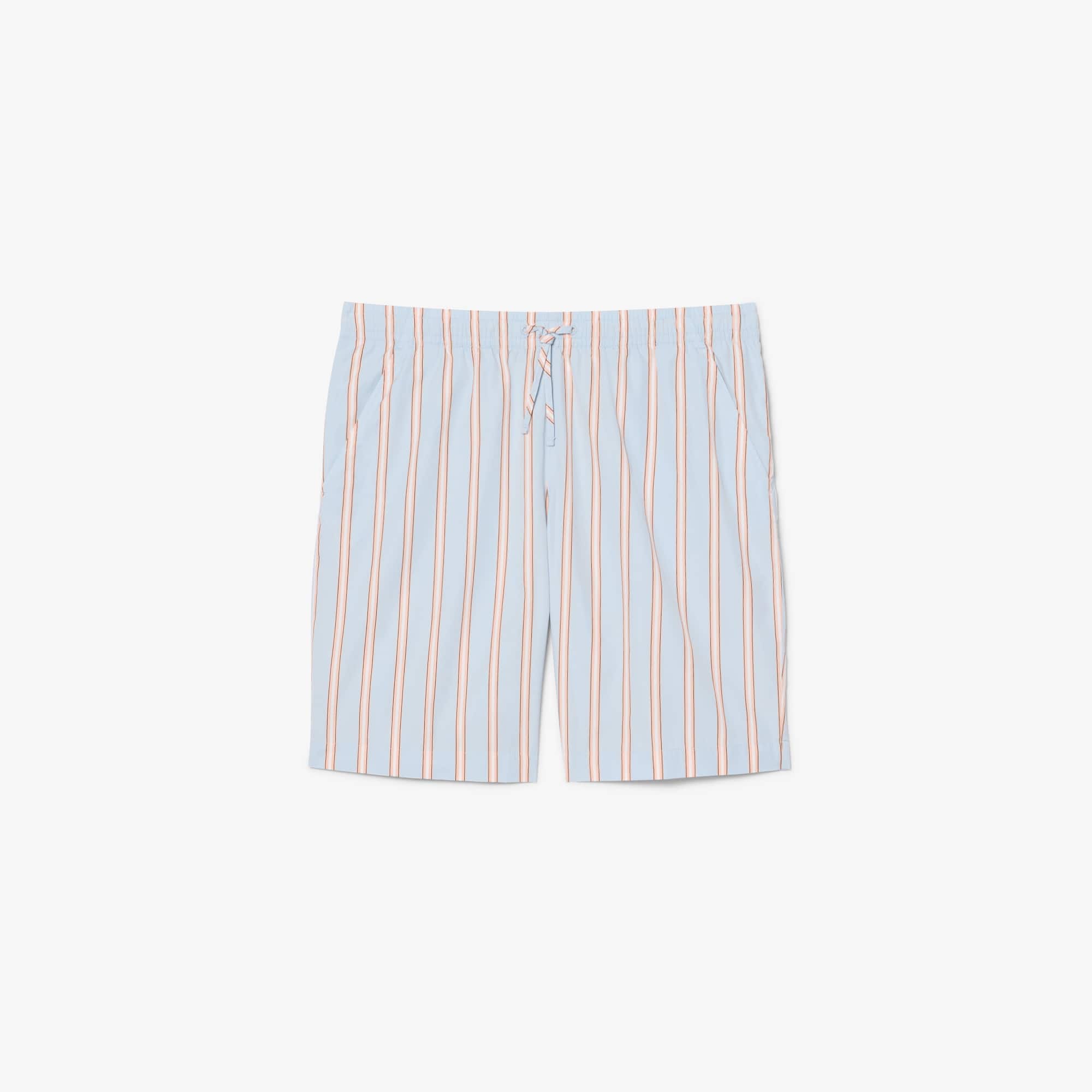 Striped Cotton Poplin Shorts - Shorts et maillots de bain - Nouveautés ...