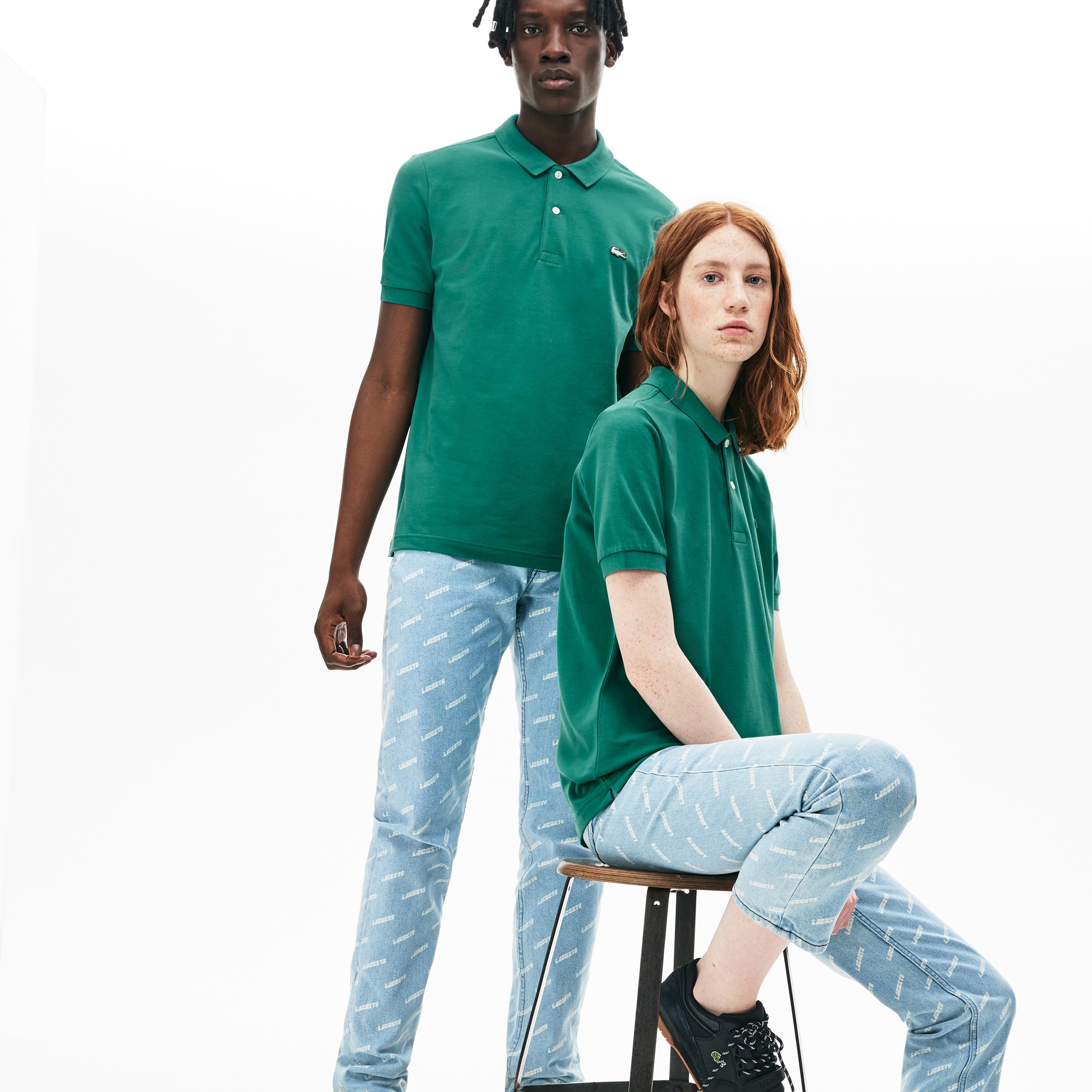 Polo Unisex Slim Fit Lacoste Live en petit piqué - Polos para hombre ...