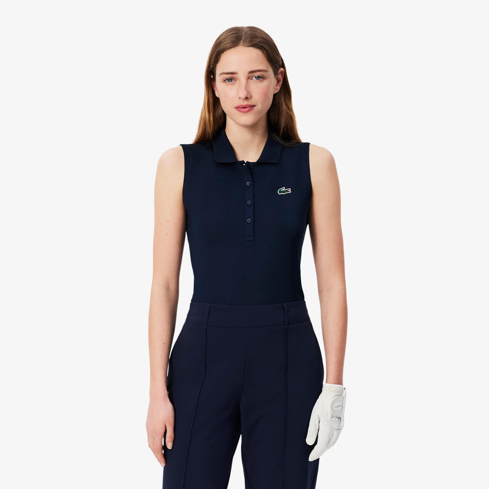Women's Slim Fit UV Protect Stretch Golf Polo - Polo Shirts - New In 2025 | Lacoste