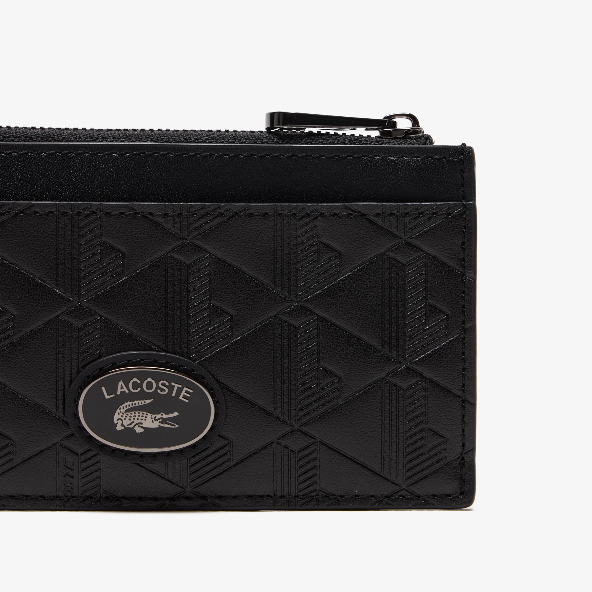 Monogram Leather Zip Card Holder - Wallets & Small Leather Goods - New ...