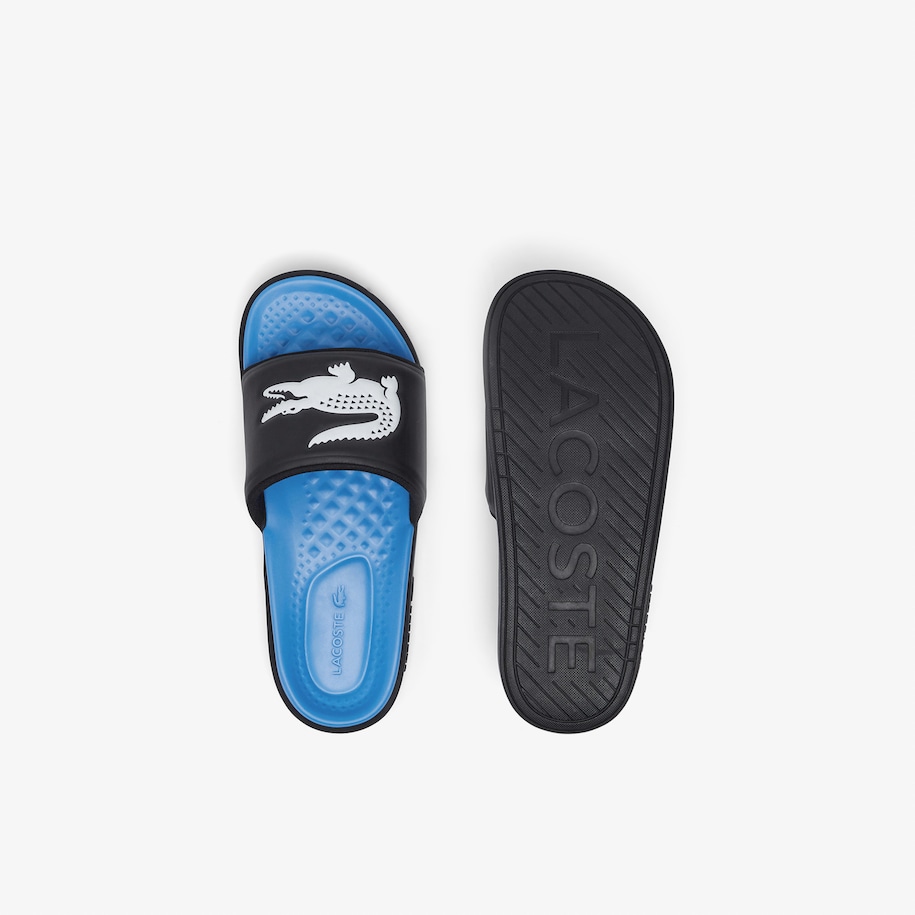 Men's Croco Dualiste Color Contrast Slides - Men's Slides & Flip-Flops ...