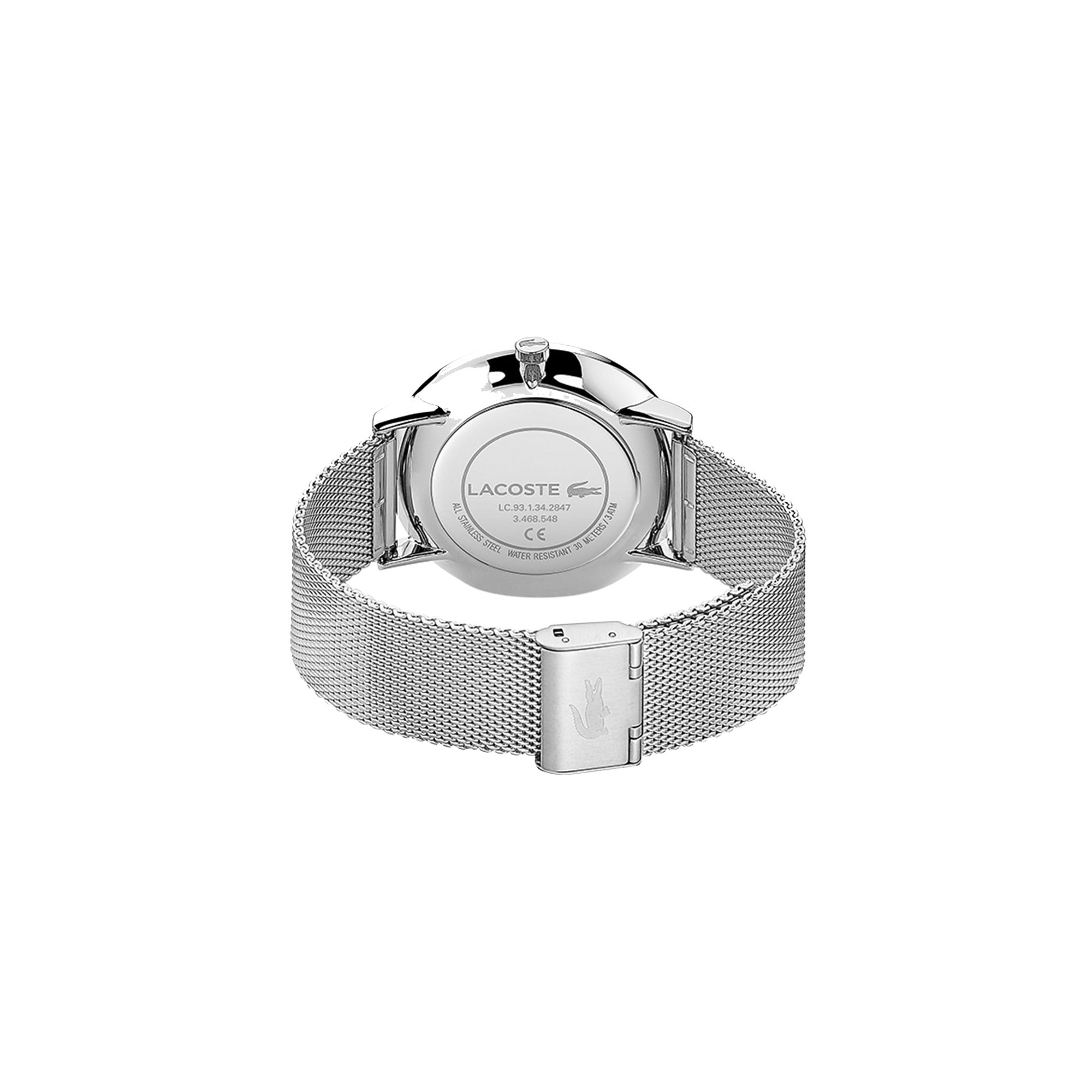 Gents Moon Multifunction Watch with Stainless Steel Mesh Band Strap ...