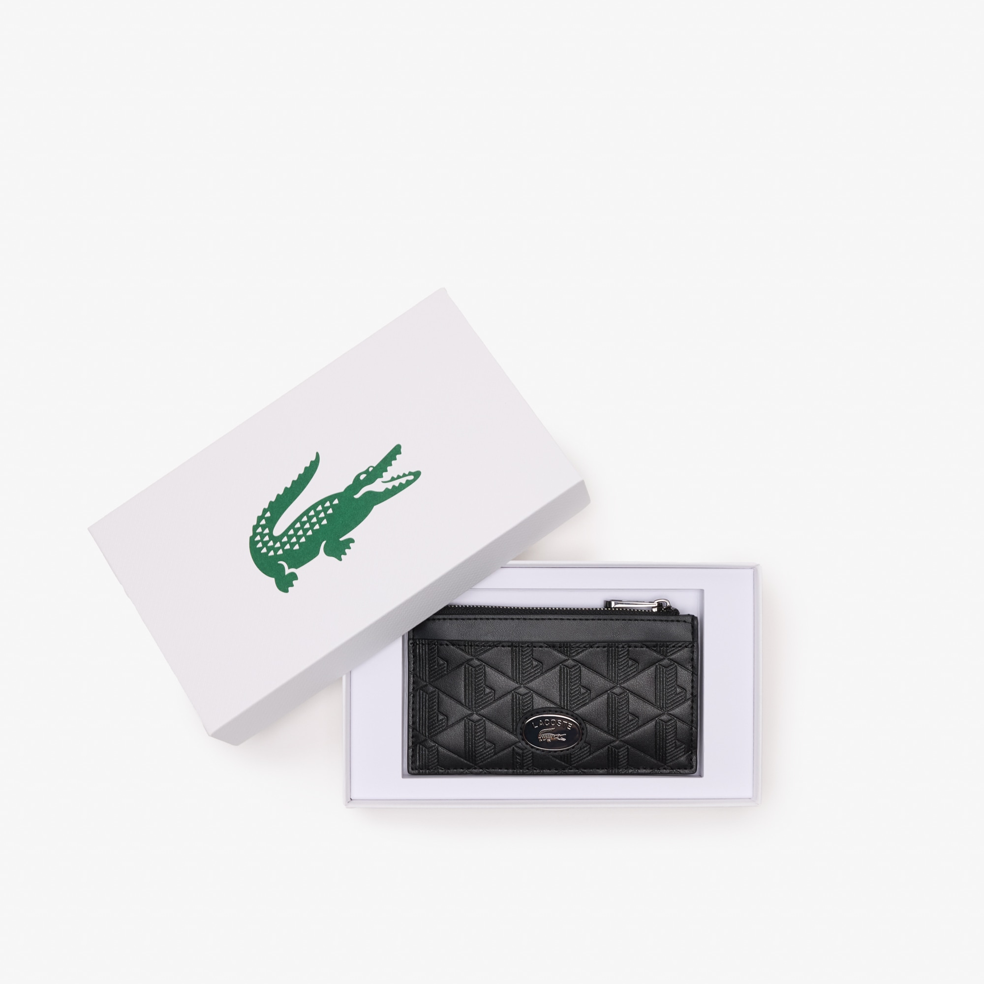 Monogram Leather Zip Card Holder - Wallets & Small Leather Goods - New ...