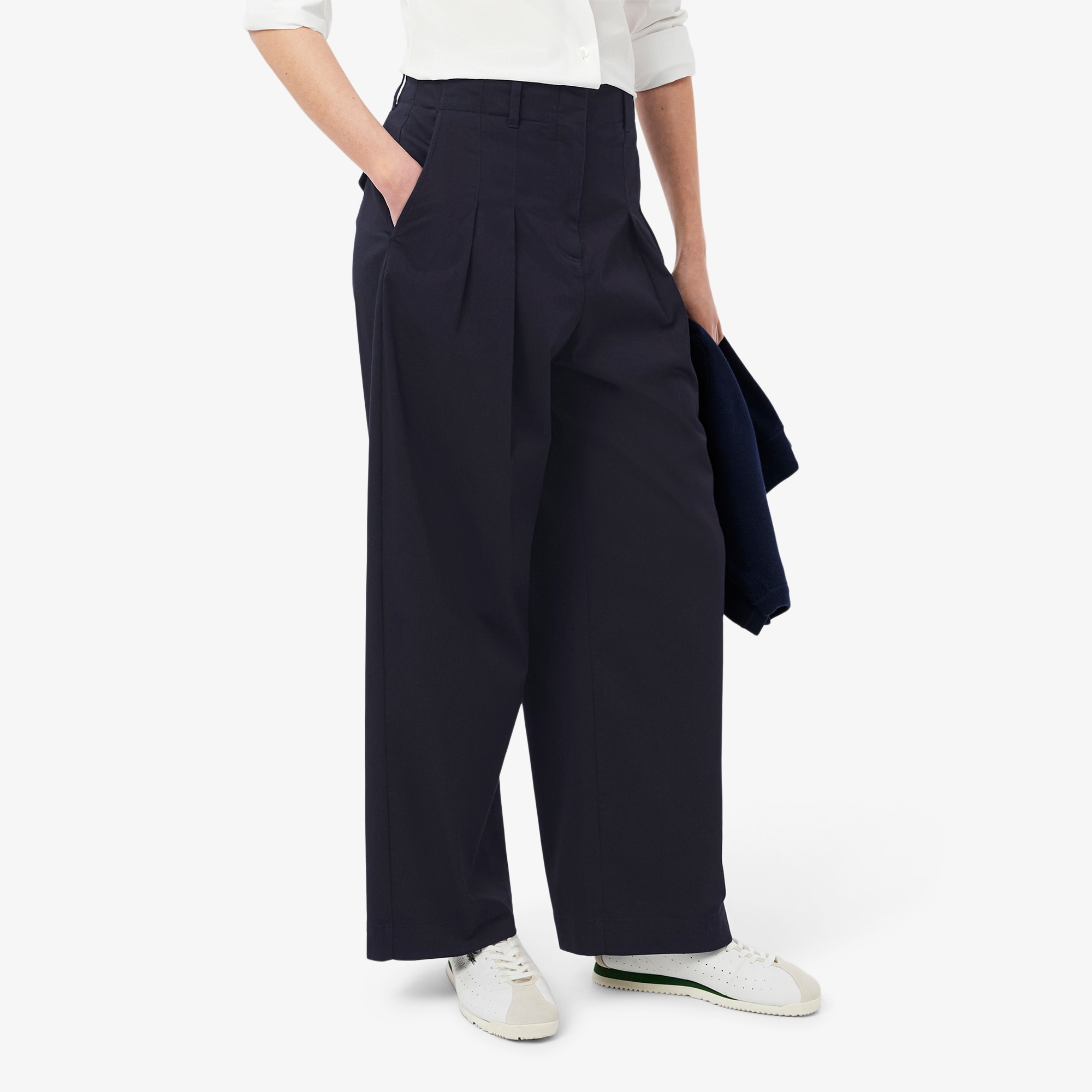 Women's Wide Leg Stretch Pants - Pants & Leggings - New In 2025 | Lacoste