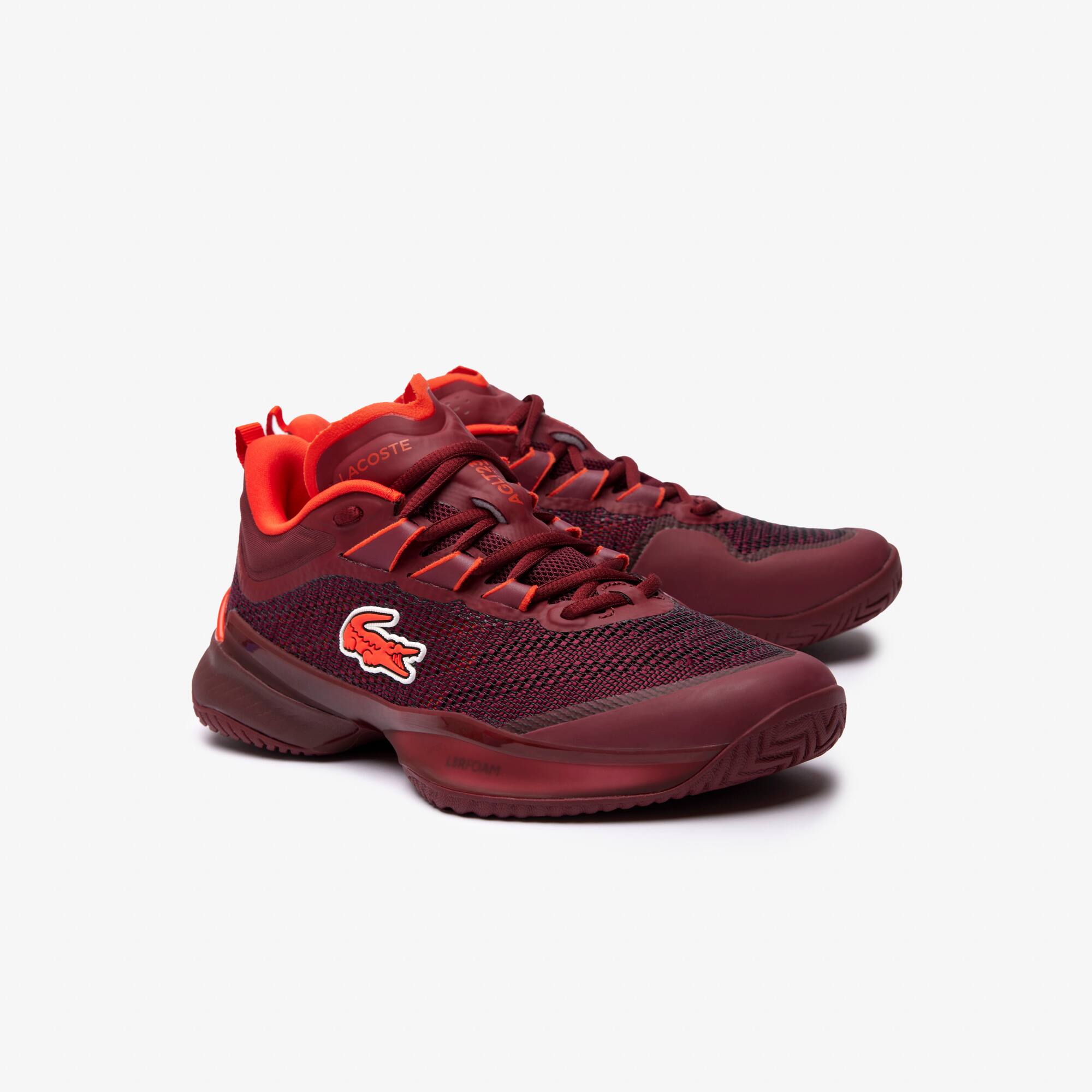 Female Red Lacoste Shoes