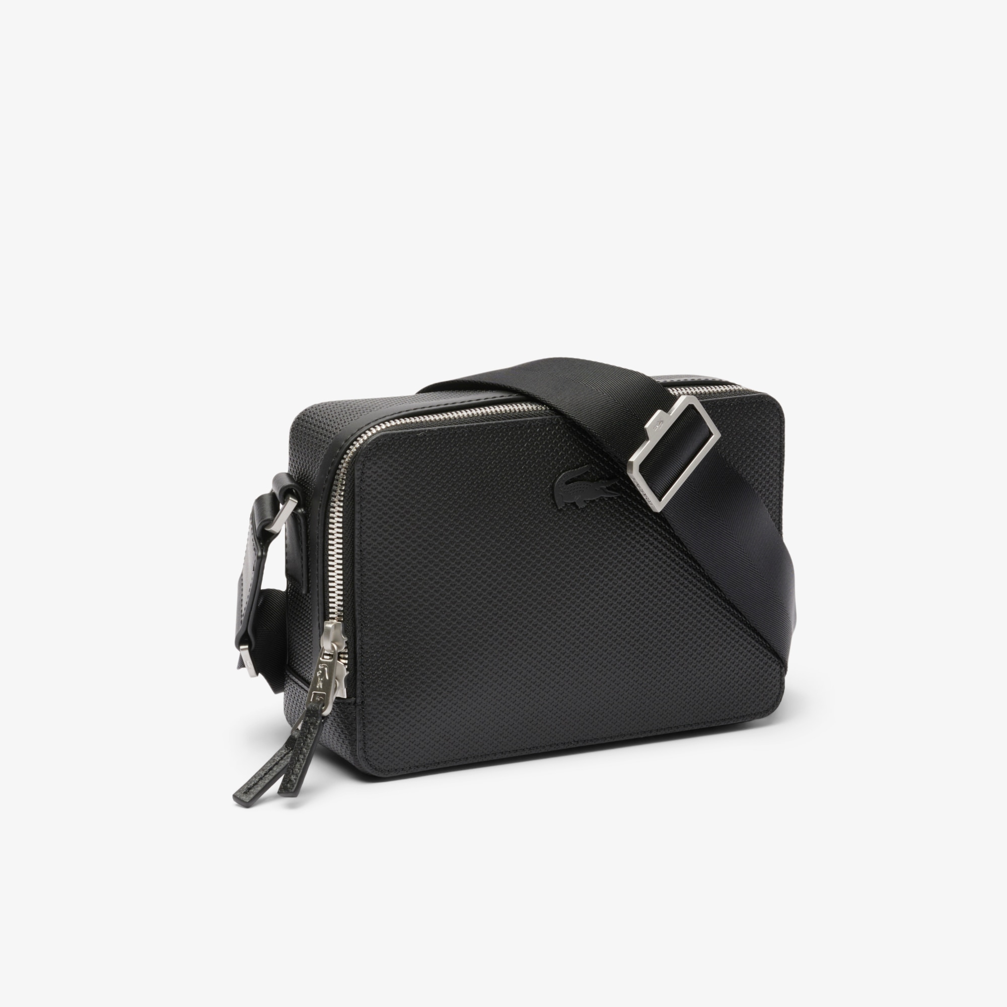 Small Chantaco Leather Reporter Bag - Bags - New In 2026 | Lacoste