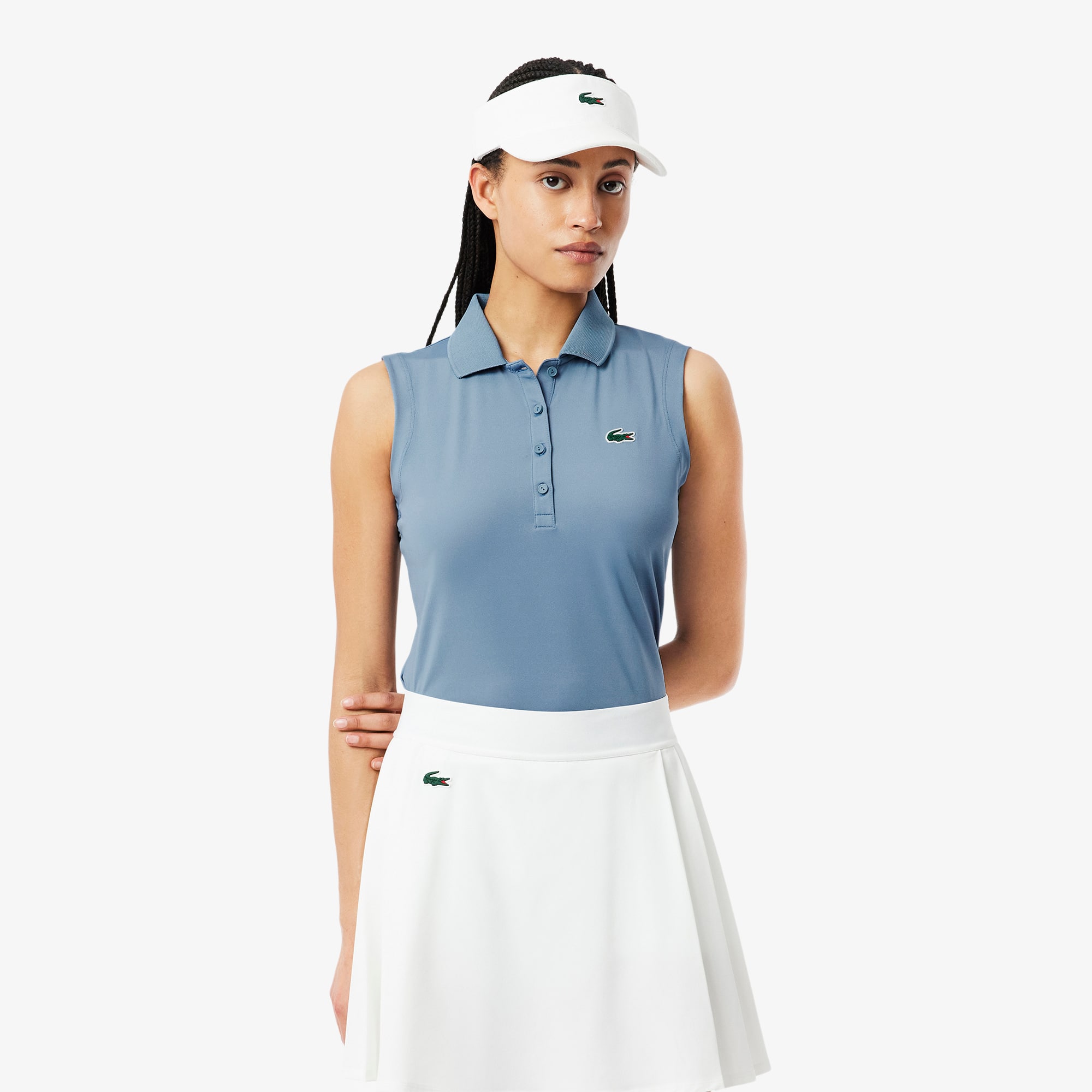 Women's Slim Fit UV Protect Stretch Golf Polo - Polo Shirts - New In 2025 | Lacoste