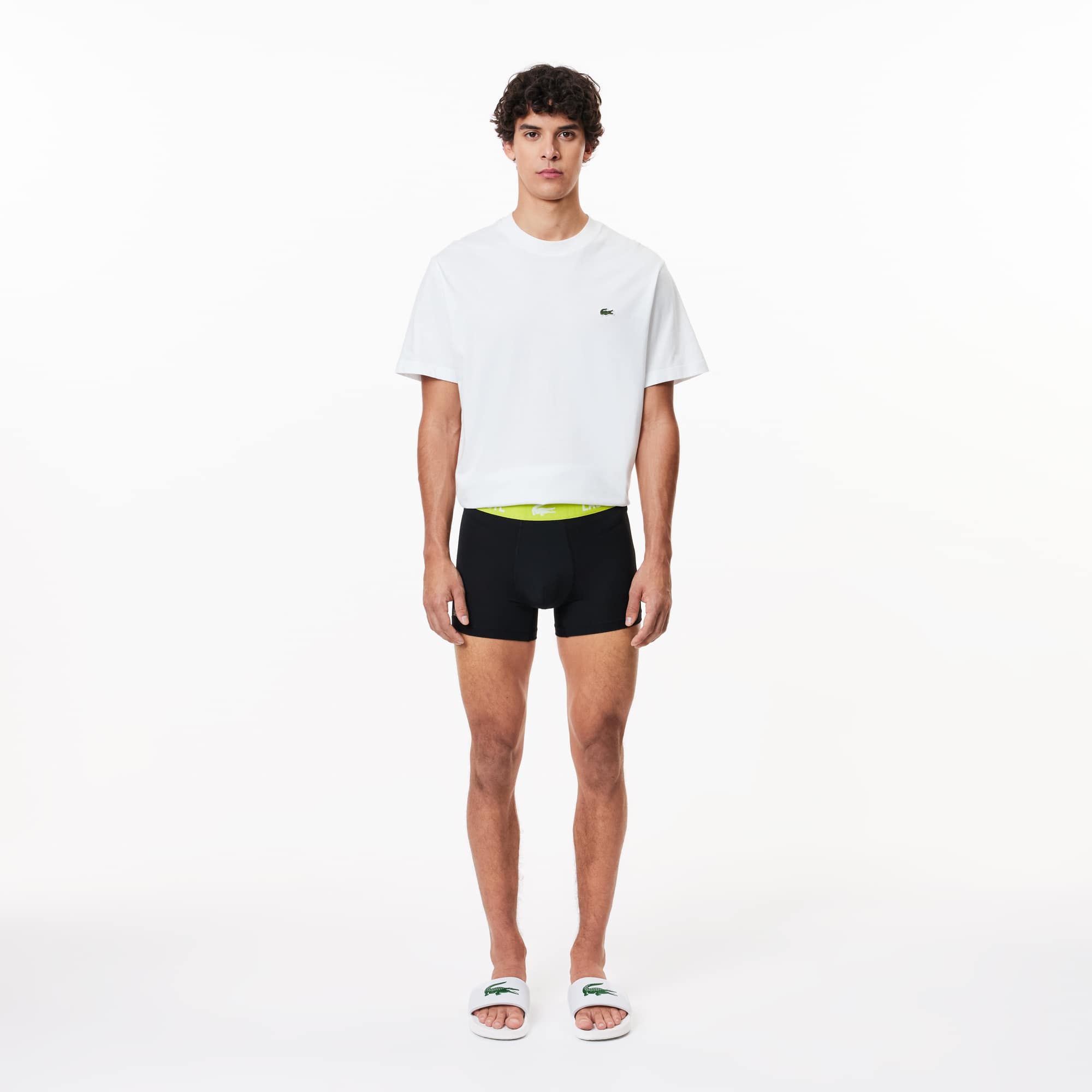 Men s 3 Pack Microfiber Trunks Underwear Loungewear New In 2025 Lacoste