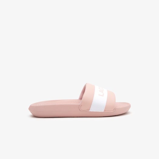 Women's Slides, Synthetic & Textile Slides | LACOSTE